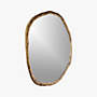 Abel Brass Round Wall Mirror 48" + Reviews | CB2 Canada