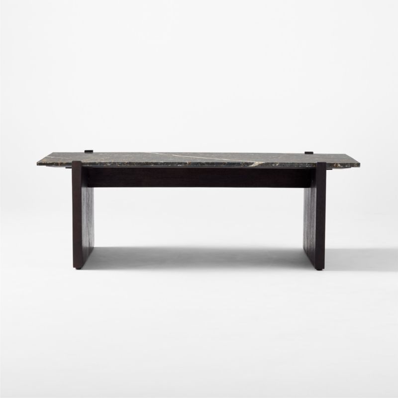 Russell Black Marble Coffee Table | CB2