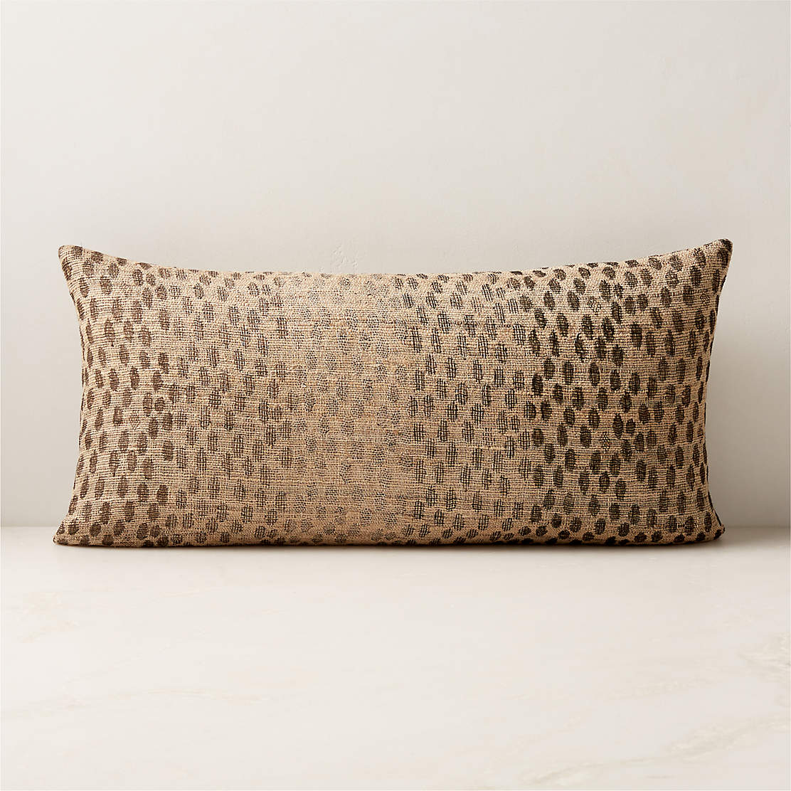 20" Jasira Tiger Wool Throw Pillow | CB2