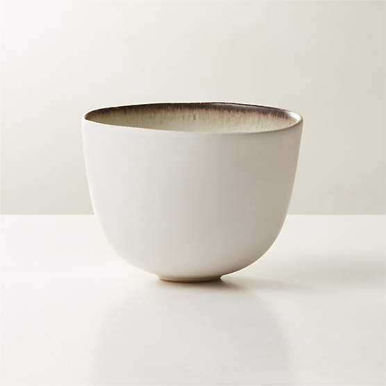 Dolce Modern White Pasta Bowl + Reviews | CB2 Canada