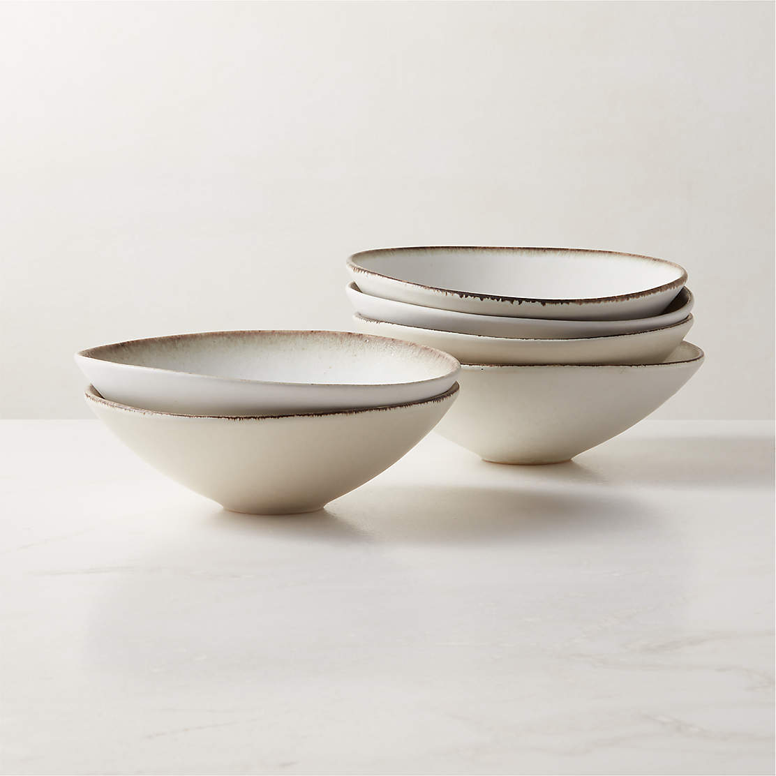 Sakana White Serving Bowl | CB2