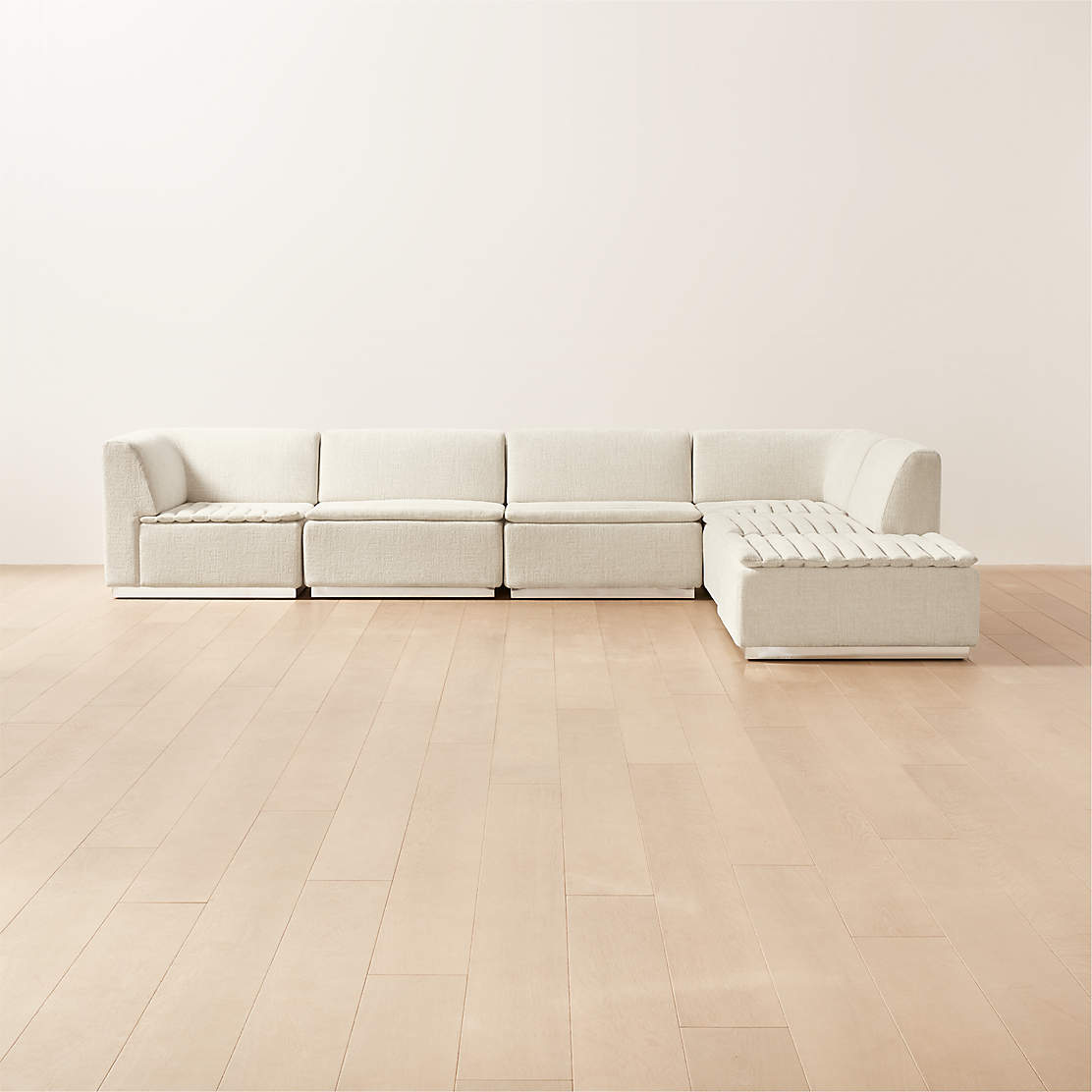 Salon 6-Piece Sectional Sofa Deauville Dune | CB2 Canada