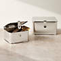 Samia Stainless Steel Box Large | CB2