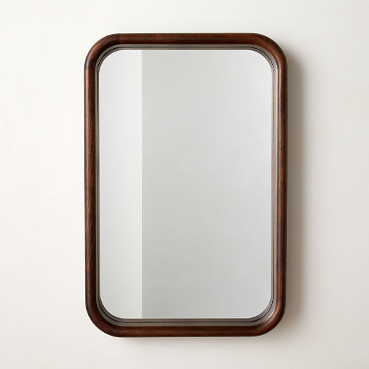 Modern Brown Wall Mirrors | CB2