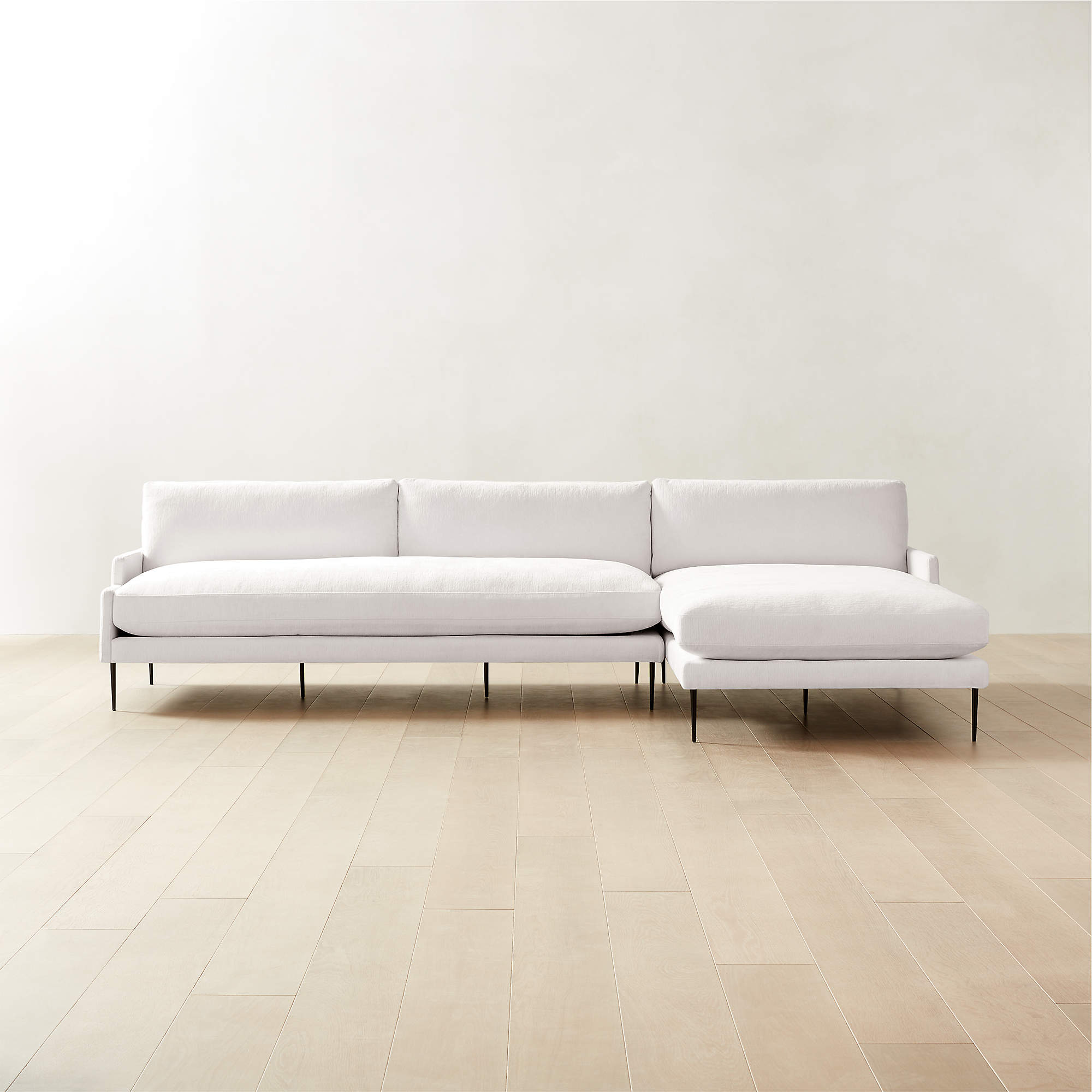 Scalino 2-Piece Right Arm Chaise Sectional Sofa | CB2