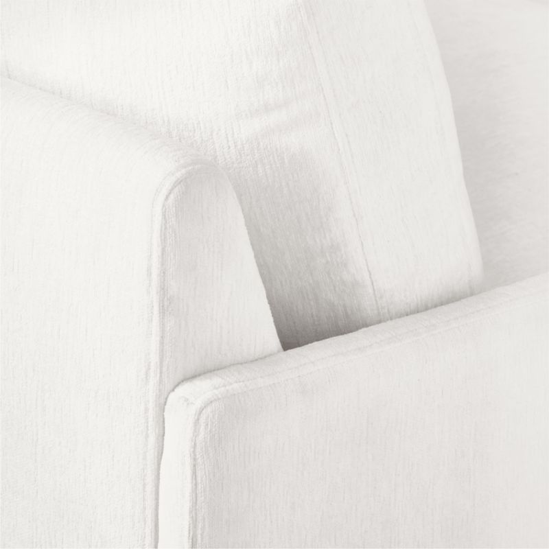 Scalino Right Arm Chair with Metal Legs Hatch Charcoal | CB2 Canada