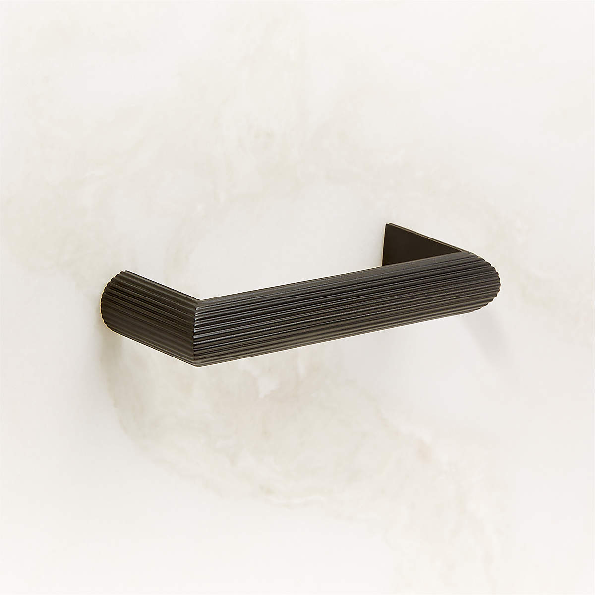 Curveaux Scored Black Cabinet Handles | CB2 Canada
