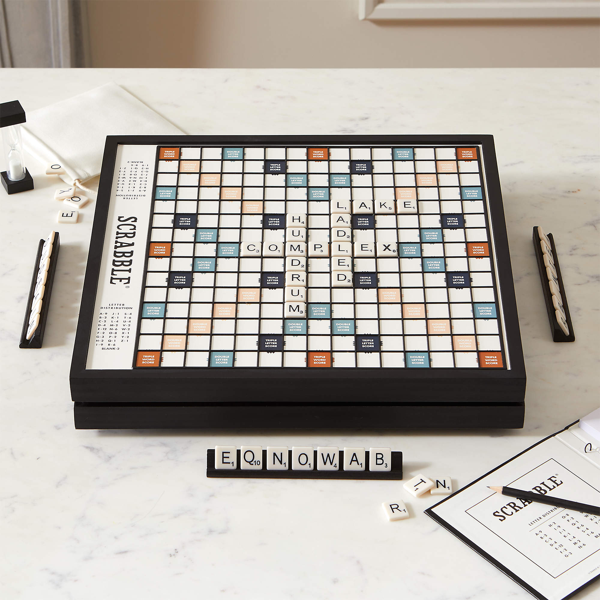 Scrabble Deluxe Edition + Reviews | CB2