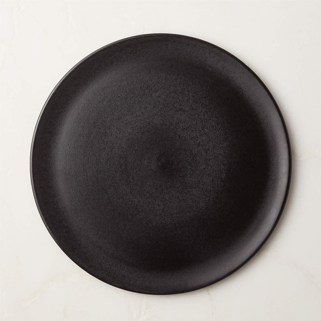 Dolce Modern Black Dinner Plate + Reviews | CB2