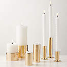 Sembel Brass Candle Holders Set of 7 + Reviews | CB2