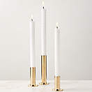 Sembel Brass Candle Holders Set of 7 + Reviews | CB2