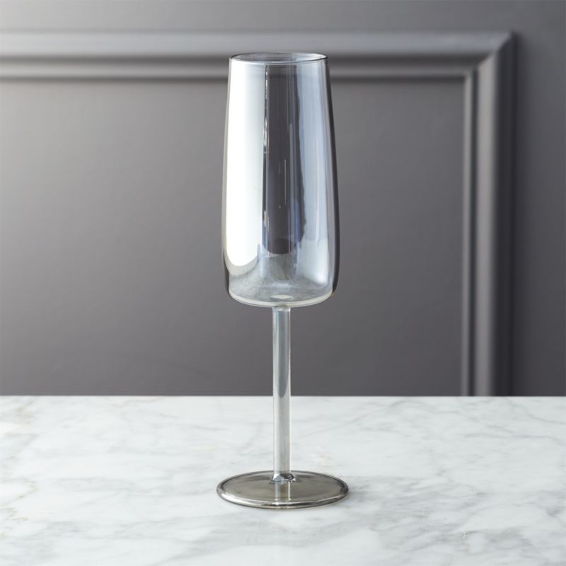 Modern Champagne Flutes Cb2