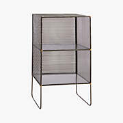 Sift Modern Gunmetal Side Table | CB2