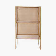 Sift Modern Gold Metal Side Table | CB2