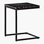 Smart Black C Table with Black Marble Top | CB2