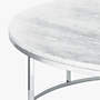 Smart Round Marble Top Coffee Table | CB2