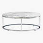 Smart Round Marble Top Coffee Table | CB2