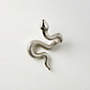 Modern Polished Nickel Snake Wall Hook | CB2