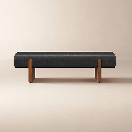 Socca Bello Saddle Leather Bench 67" | CB2