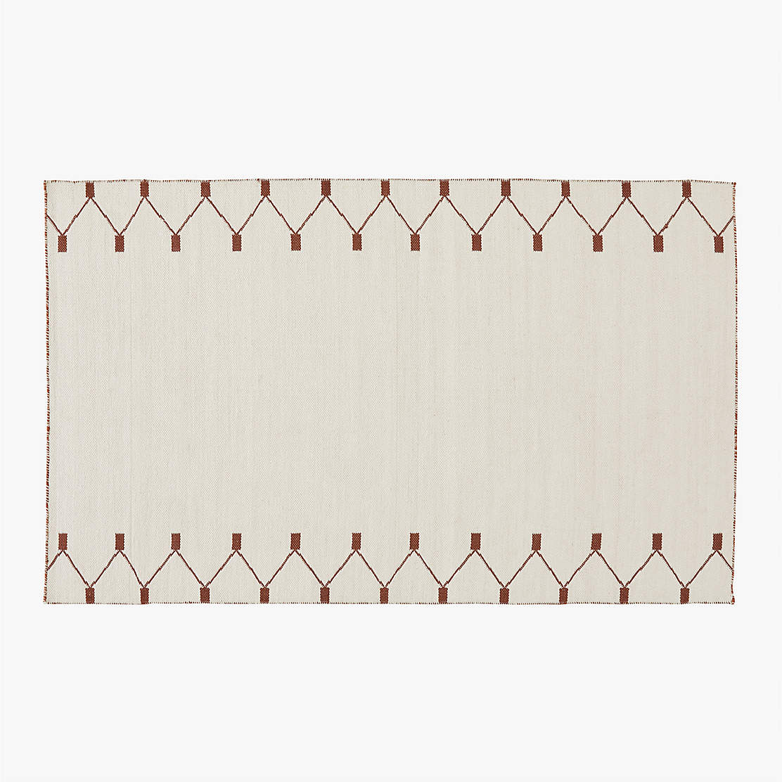 Faro Modern Handwoven Performance White and Natural Indoor/Outdoor Area ...