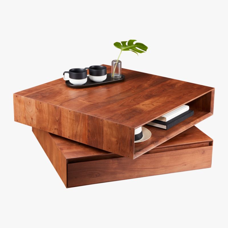 Spin Rotating Coffee Table + Reviews | CB2