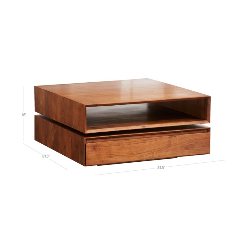 Spin Rotating Coffee Table + Reviews | CB2