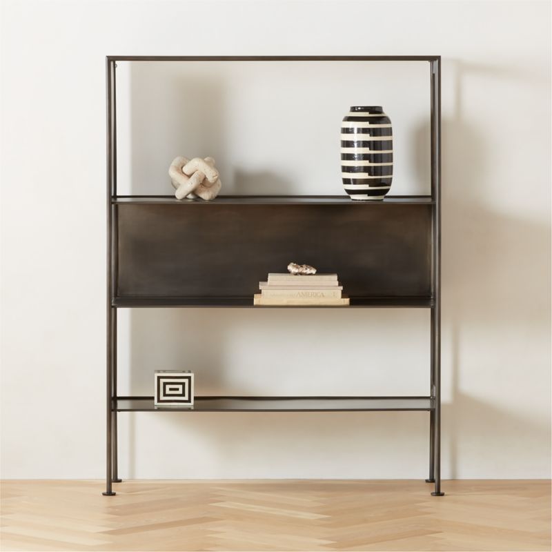 Spule Short Metal Bookcase | CB2 Canada
