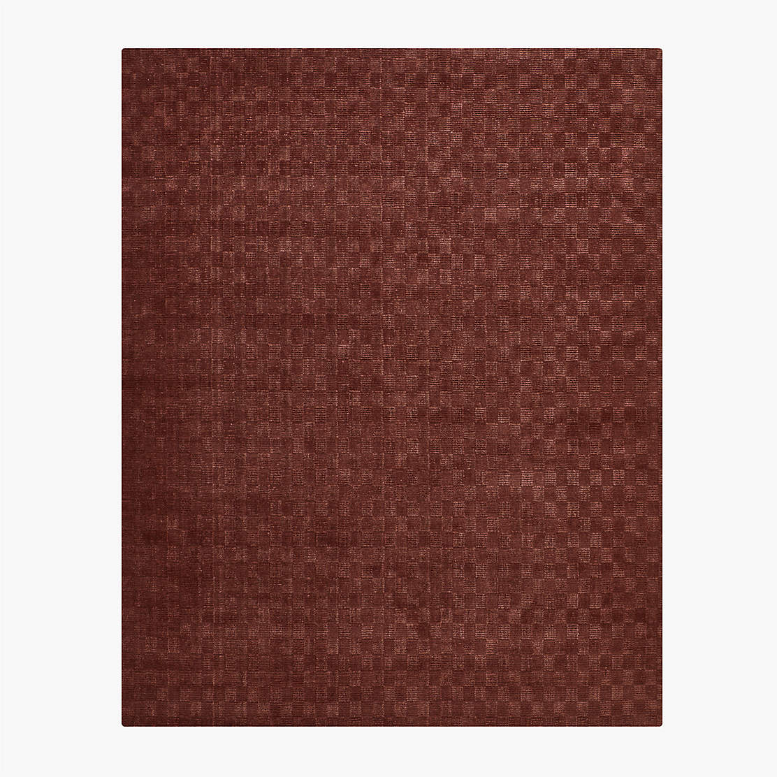 Amaro Handloomed Brown Wool Area Rug 6'X9' | CB2