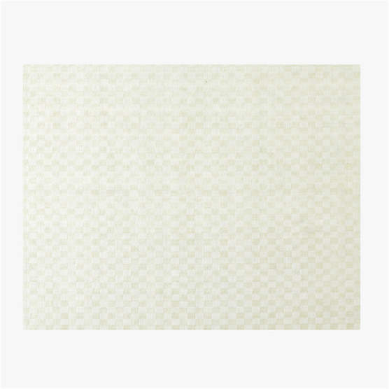 Antos Warm White Handwoven Linen and Jute Area Rug 8'x10' | CB2