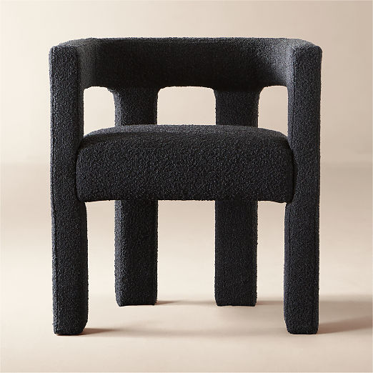 Modern Black Wood Dining Chairs | CB2