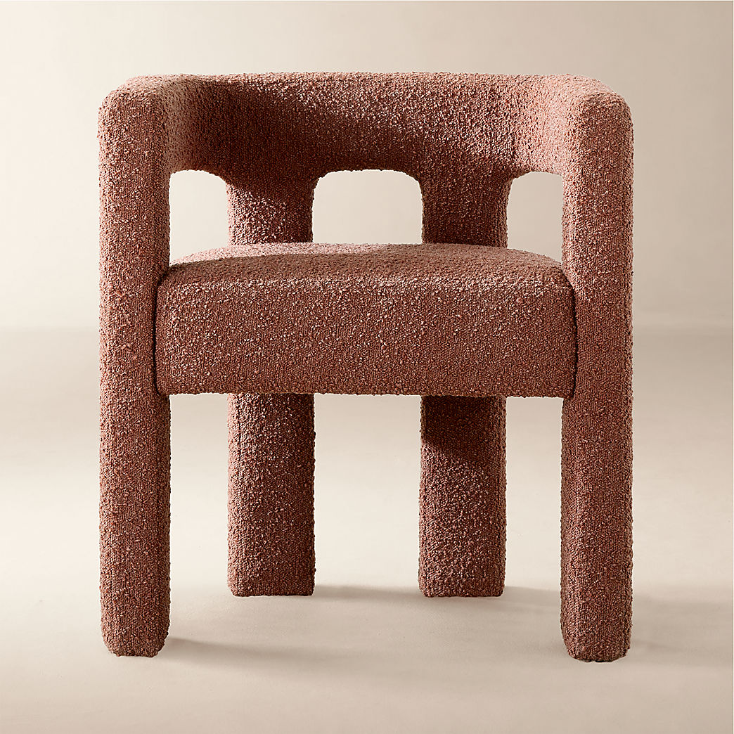 Modern Boucle Dining Chairs | CB2