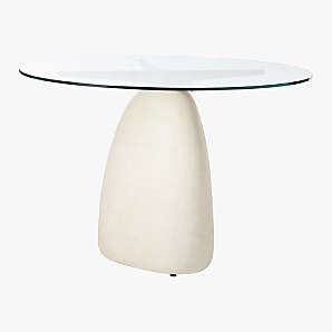 Modern Glass Dining Tables for Dining Rooms and Kitchens CB2