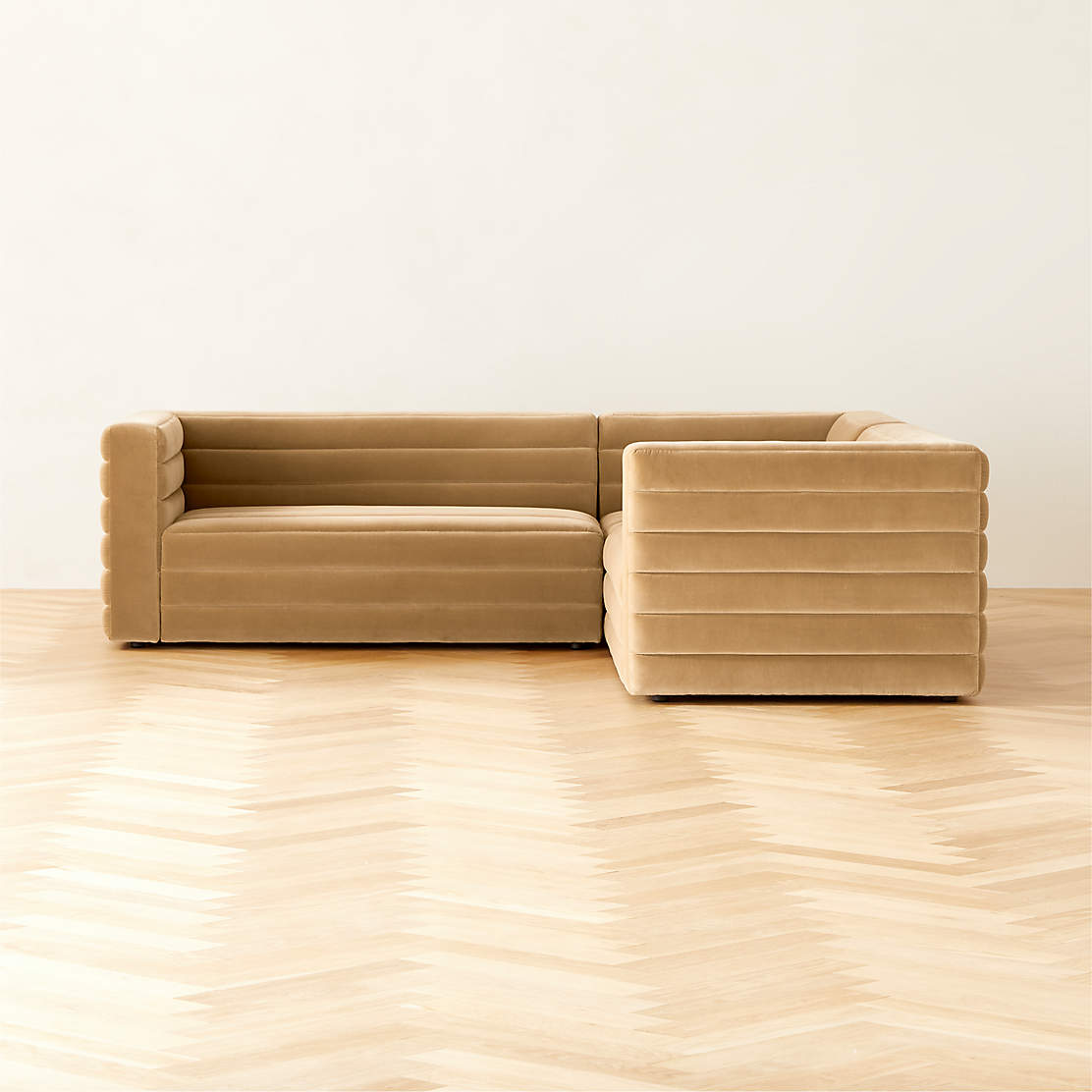 Strato 3-Piece Sectional Sofa Luca Eclipse | CB2
