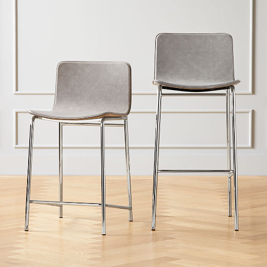 Modern Grey Bar Stools, Kitchen Stools & Counter Height Stools | CB2