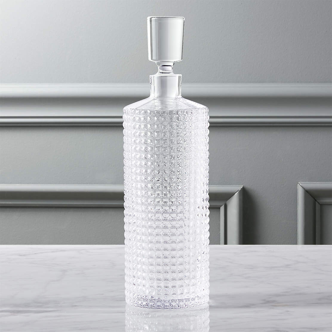 Domenica Glass Decanter + Reviews | CB2