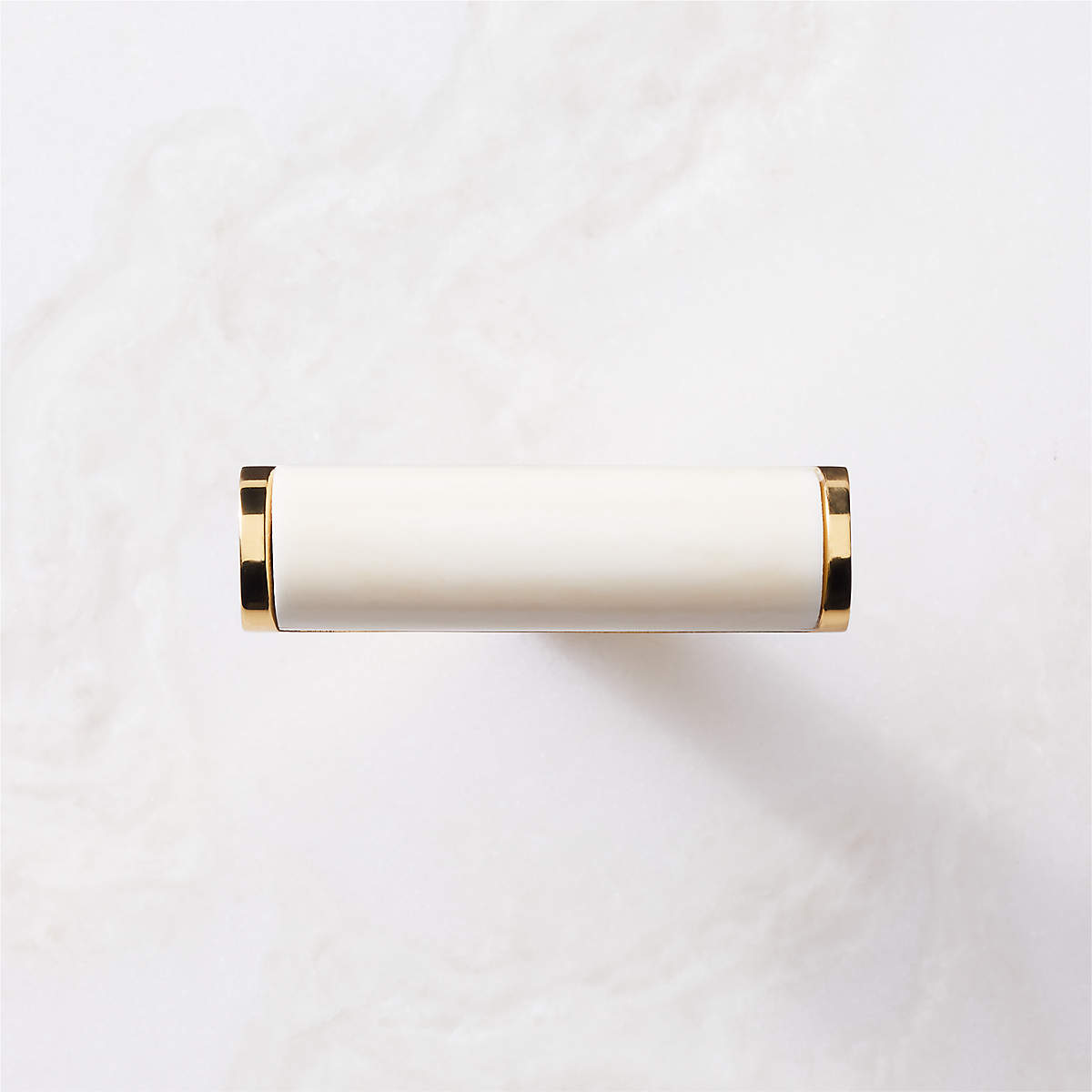 Suri Unlacquered Brass and Ivory Bone Knob + Reviews | CB2