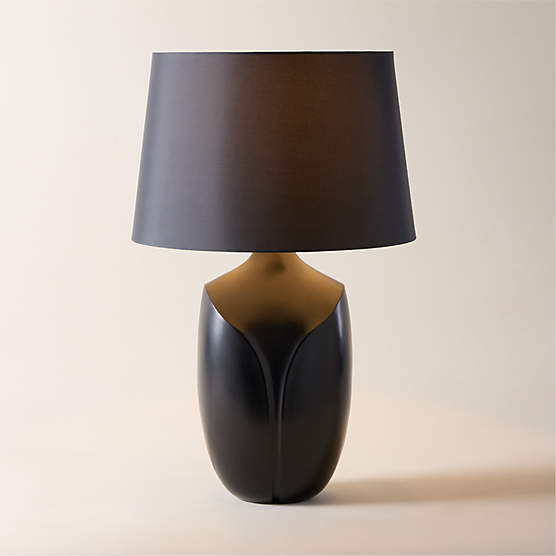 Enoki Mini Black Dome Table Lamp + Reviews | CB2 Canada