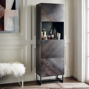 Modern Tall Storage Cabinets CB2