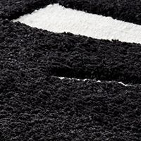 Modern Black Area Rugs: Dark Wool Rugs, Viscose and Natural Hide | CB2