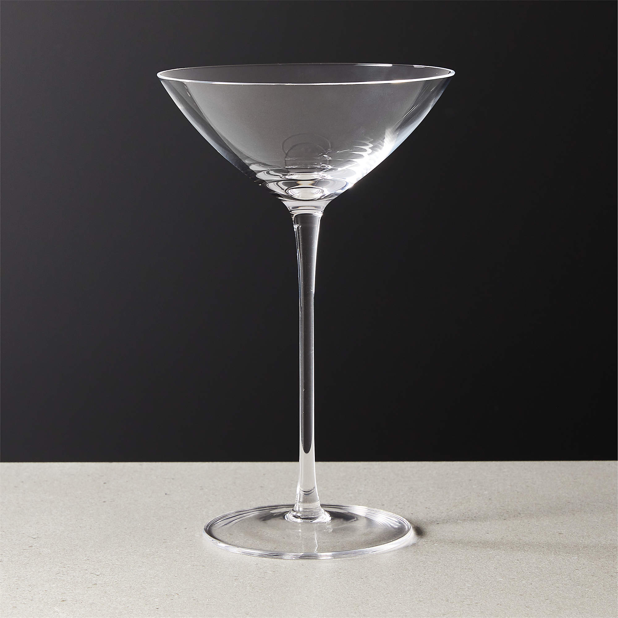 Swing Coupe Martini/Cocktail Glass + Reviews | CB2