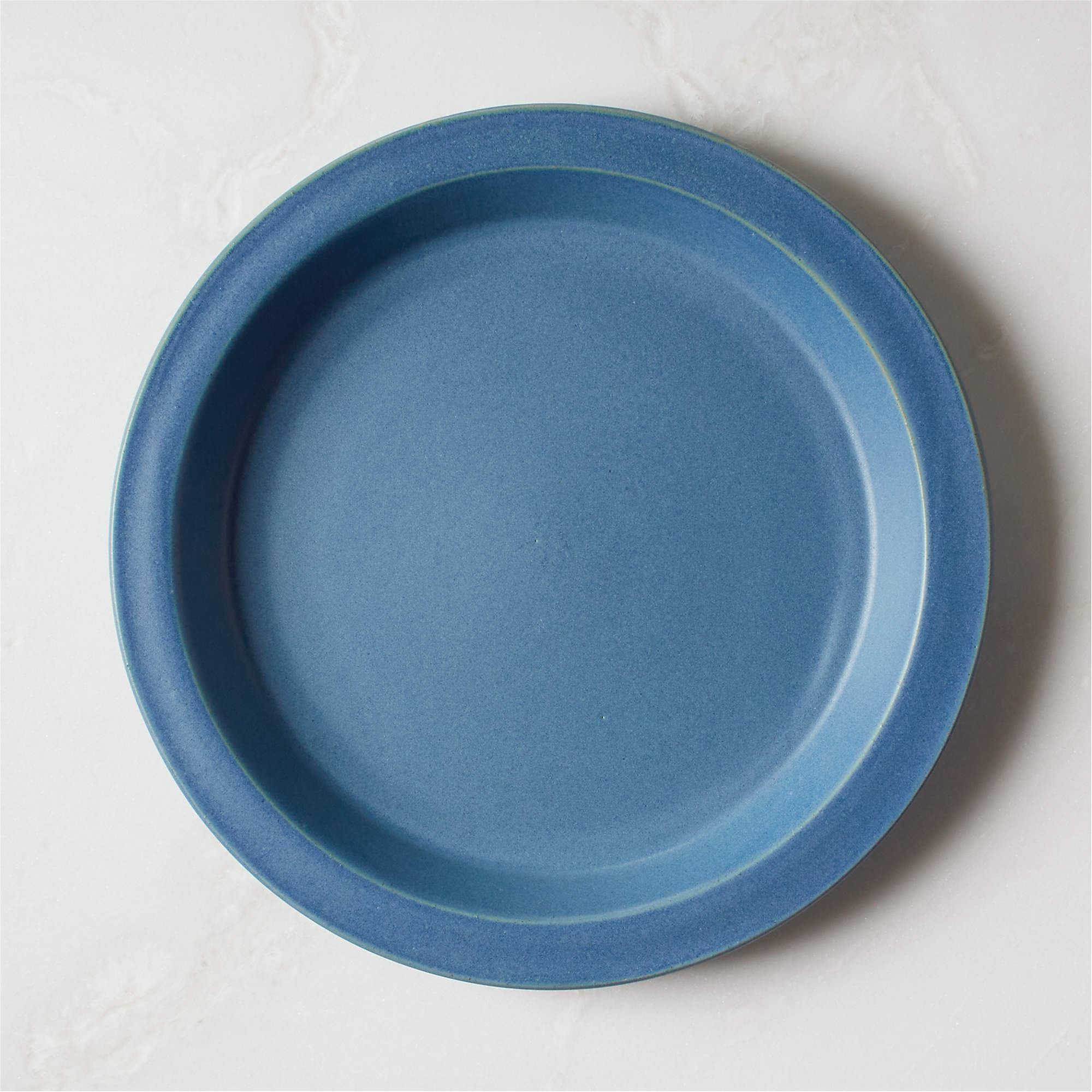 Swoon Reactive Denim Dinner Plate | CB2