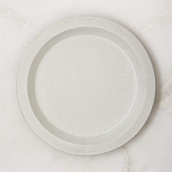 Dolce Modern Matte White Dinner Plate + Reviews | CB2