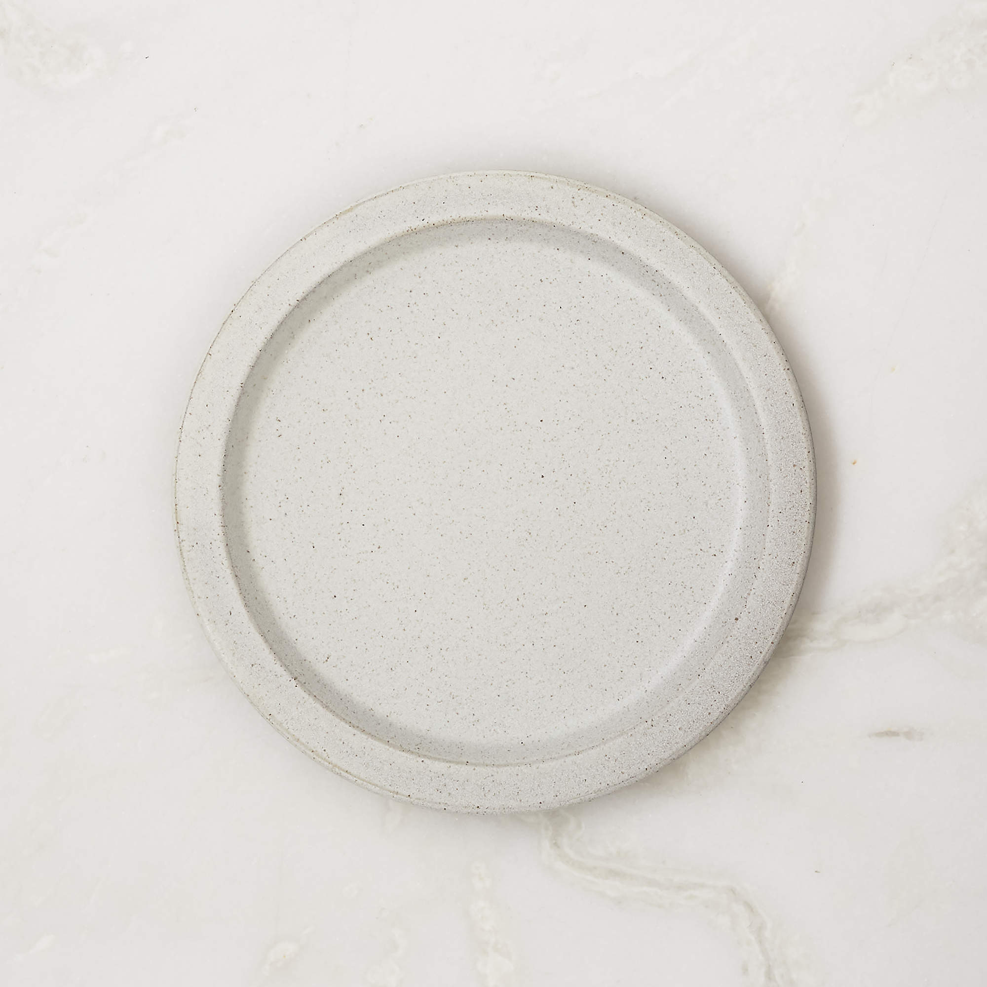 Swoon Off-White Salad Plate with Reactive Glaze + Reviews | CB2 Canada