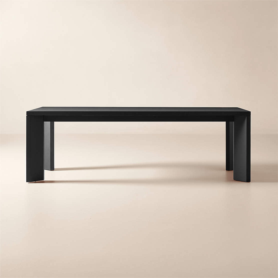 Sydney Rectangular Black Marble Dining Table with Black Legs 72 ...
