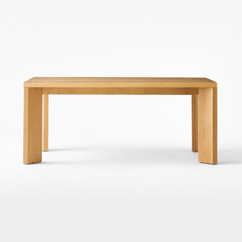 Sydney Rectangular White Oak Dining Table 72'' + Reviews | CB2
