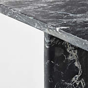 T Black Marble Side Tables | CB2