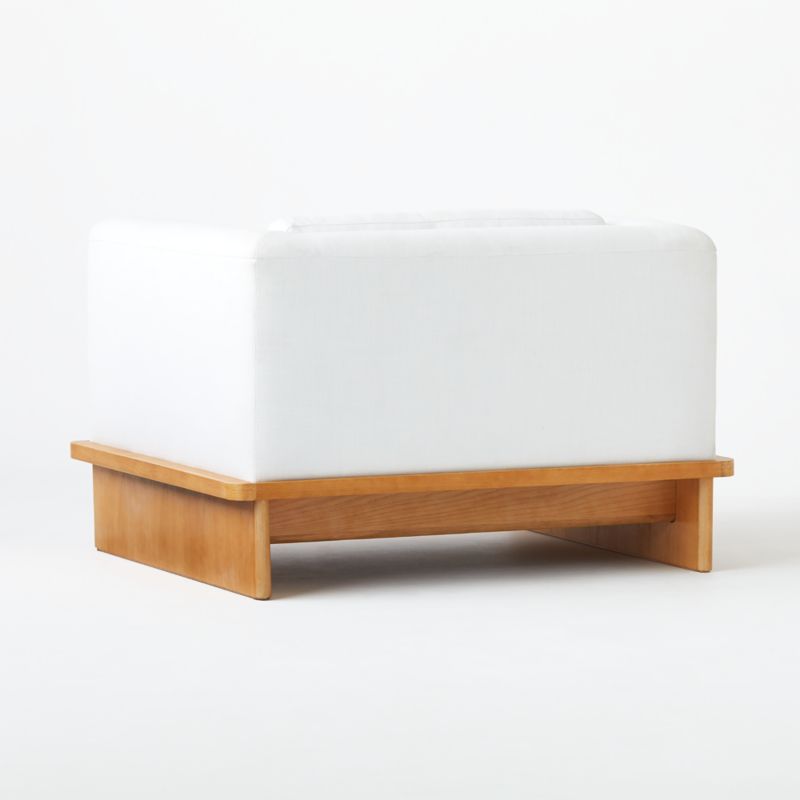 Tablon Snow Chair | CB2