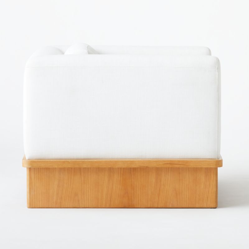 Tablon Snow Chair | CB2