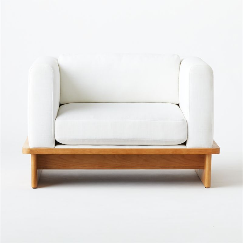 Tablon Snow Chair | CB2