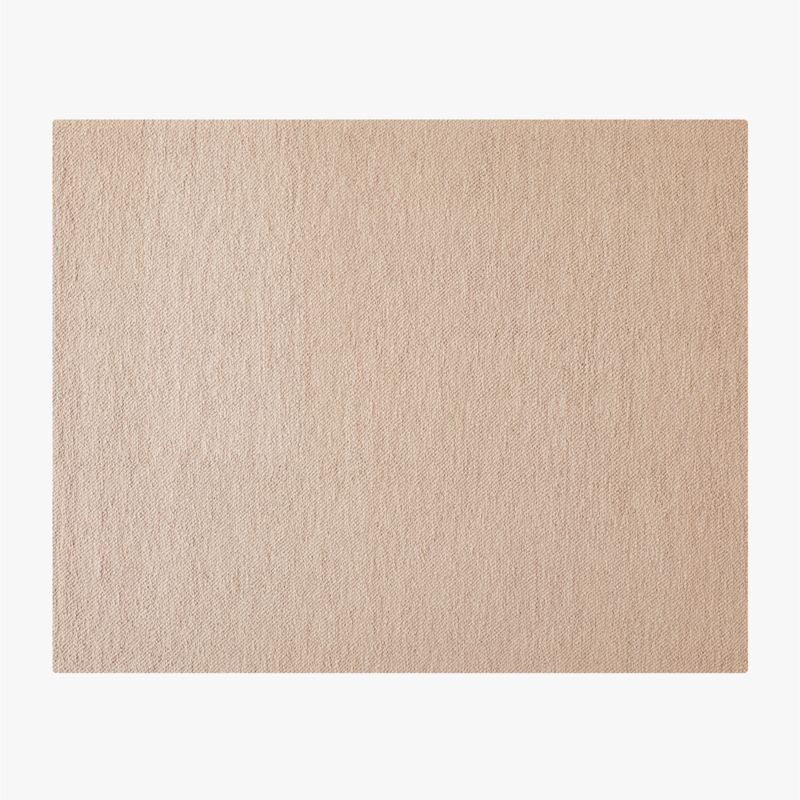 Tama Handwoven Sand Merino Wool Area Rug 8'x10' + Reviews | CB2